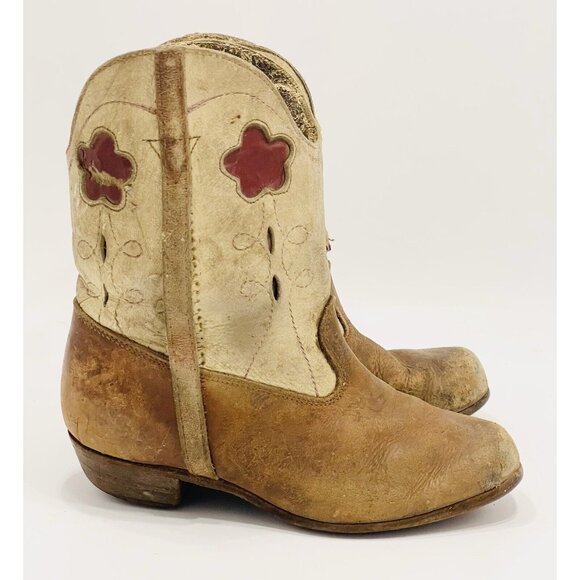 Unknown | Shoes | Vintage 94s Kids Cowboy Boots Leather Western Baby ...